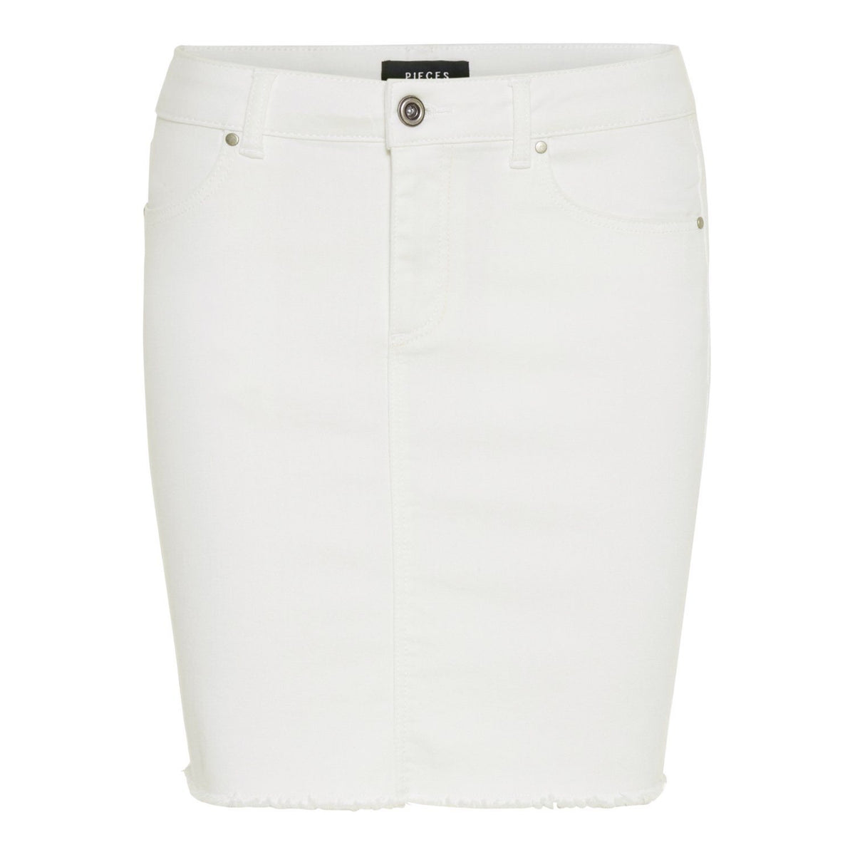 Denim rokje wit – Hipvoordeheb.nl